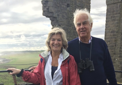 Hospice volunteer opens garden to the public in memory of late husband ...