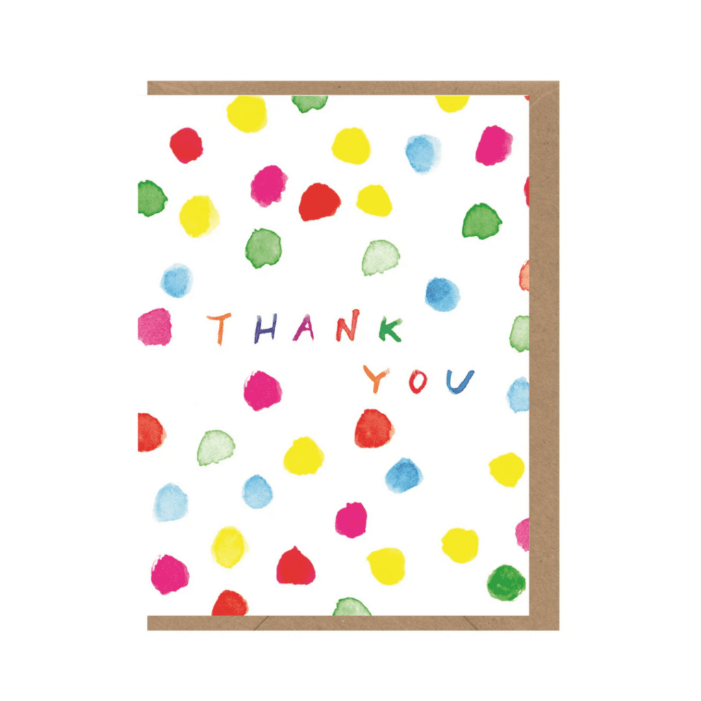 Polka Dot Thank You Cards x 8 - Isabel Hospice